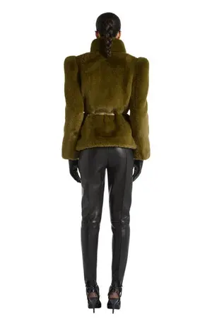 Balmain Lambskin Trousers With Stirrup
