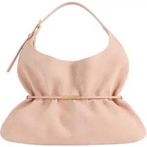 Balmain Sphynx Medium Bag In Suede - Pink