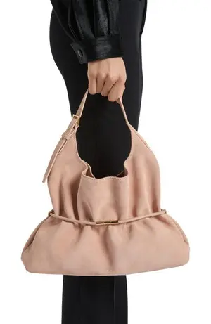 Balmain Sphynx Medium Bag In Suede