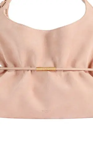 Balmain Sphynx Medium Bag In Suede