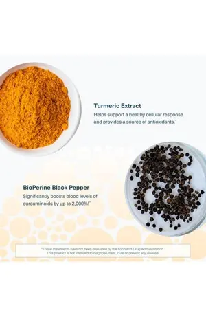 YOUTHEORY Turmeric 450mg Black Pepper Olive Leaf Joint Brain Support Supplement 90 Tablets
