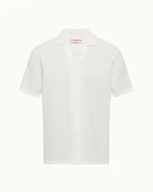 Orlebar Brown Maitan Seersucker Relaxed-fit Shirt