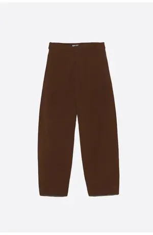 Bimba Y Lola Barrel-leg Trousers With Adjustable Waist