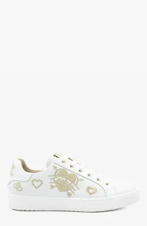 CAVALINHO Golden Love Leather Sneakers