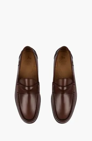 CAVALINHO Leather Penny Loafers