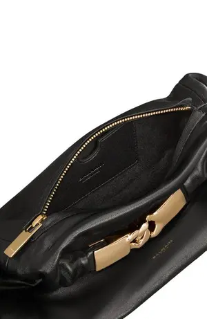 Balmain Dinner At 8 Small Smooth Leather Bag