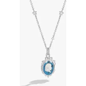 ALEX AND ANI American Girl Kirsten "brave" Locket Necklace - Silver