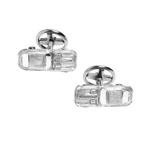 JAN LESLIE Vintage Jaguar Inspired Car Sterling Cufflinks