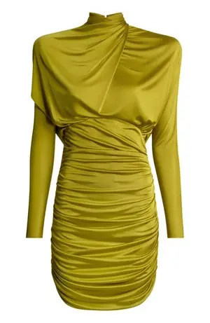 Balmain Draped Flowing Jersey Dress