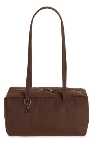 Baggu Recycled Nylon Bowler Bag - Coffee