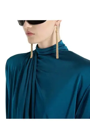 Balmain Brass Tassel Earrings