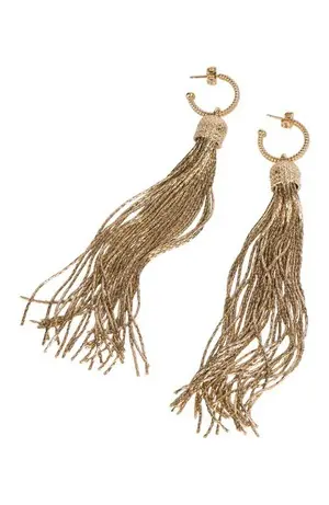 Balmain Brass Tassel Earrings