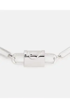 Kate Spade New York Padlock Paperclip Chain Necklace