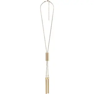 Balmain Long Brass Tassel Necklace