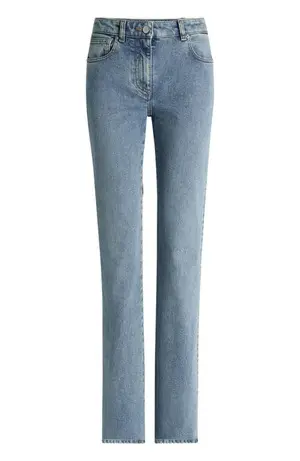 Balmain Bootcut Faded Denim Jeans