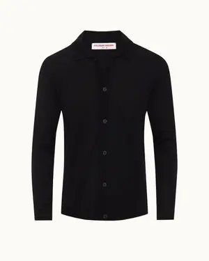 Orlebar Brown Tiernan Merino Classic-fit Knitted Shirt