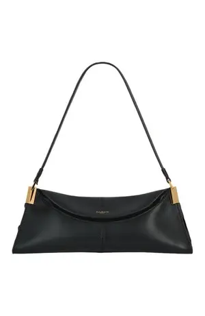 Balmain 64-83 Small Bag In Smooth Leather - Black