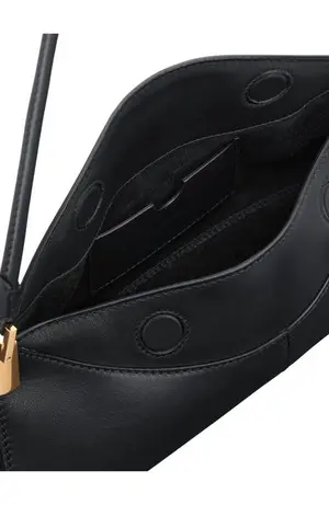 Balmain 64-83 Small Bag In Smooth Leather - Black