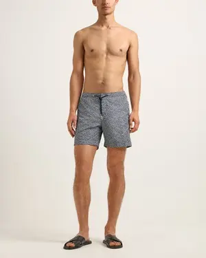 Orlebar Brown Bulldog Swim Shorts - Night Iris/white Sand