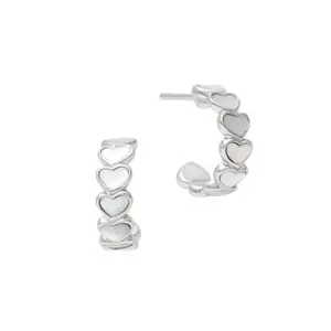 JAN LESLIE Sterling Heart Earring