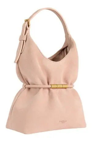 Balmain Sphynx Mini Bag In Suede