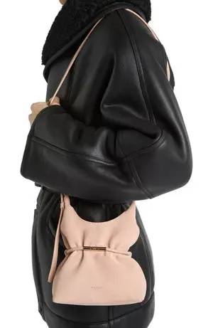 Balmain Sphynx Mini Bag In Suede