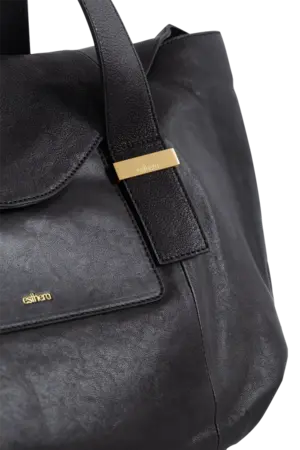 ESTHERA 7am Leather Shoulder Bag
