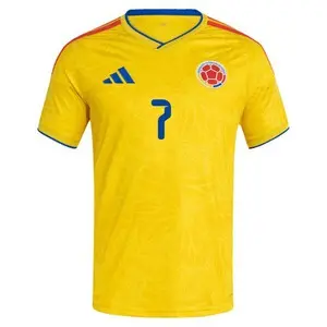 Adidas Luis Diaz Colombia National Team 2026 Home Replica Jersey By - Yellow