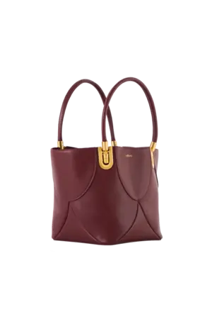 ESTHERA 4pm Leather Mini Handbag