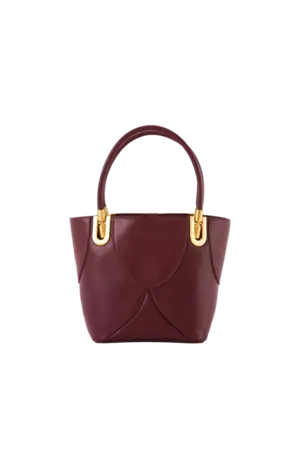 ESTHERA 4pm Leather Mini Handbag