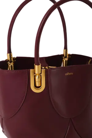 ESTHERA 4pm Leather Mini Handbag