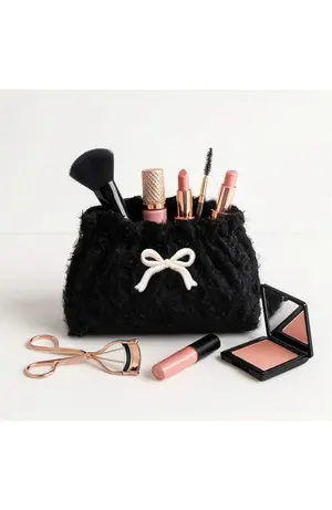 URBAN ESSENTIALS Fluffette Cosmetic & Travel Organizer Pouch