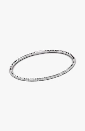 SEREIA OFFICIAL 14k 7 Carat Lab Diamond Tennis Bracelet - White Gold
