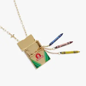 ALEX AND ANI Crayola Crayon Box Locket Necklace