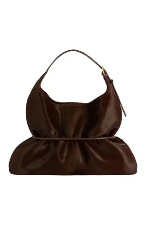 Balmain Sphynx Medium Bag In Pony-effect Leather