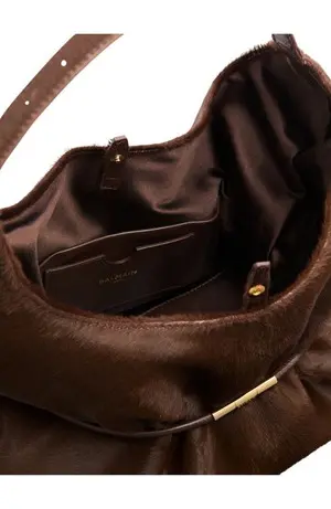 Balmain Sphynx Medium Bag In Pony-effect Leather