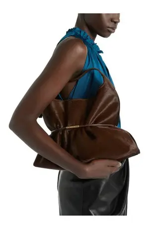 Balmain Sphynx Medium Bag In Pony-effect Leather