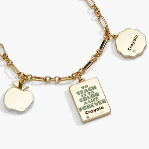 ALEX AND ANI Crayola 'teaching Is A Work Of Heart' Toggle Bracelet