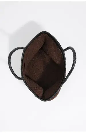 Bimba Y Lola Large Braided Leather Shopper
