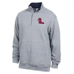 Champion Ole Miss Rebels Fleece Quarter-zip Pullover