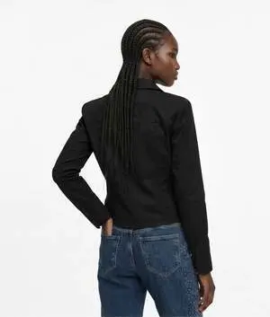 KL JEANS Fitted V-neck Shirt With Chest Pockets