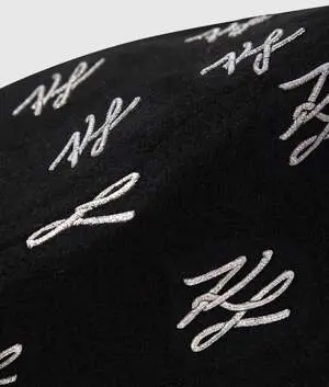 Karl Lagerfeld K/autograph Glitter Beret