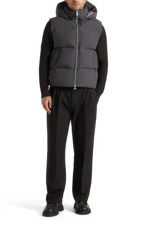 Manière De Voir Eric 2-in-1 Puffer Jacket With Detachable Sleeves And Hood