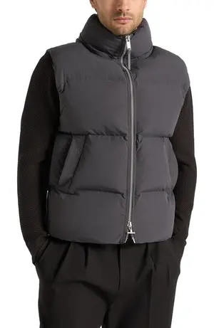 Manière De Voir Eric 2-in-1 Puffer Jacket With Detachable Sleeves And Hood