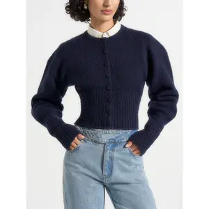 Manière De Voir Mayla Fitted Cinch Knitted Cardigan