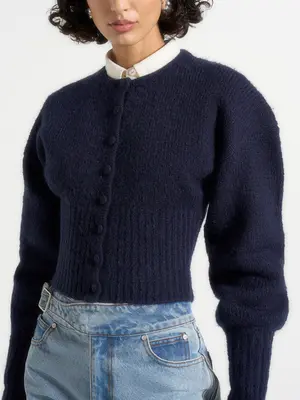 Manière De Voir Mayla Fitted Cinch Knitted Cardigan