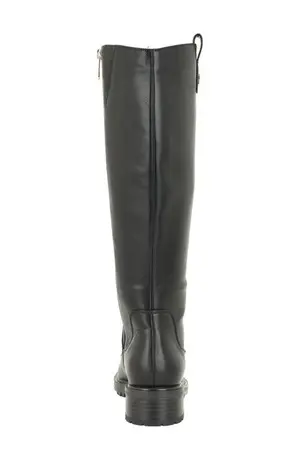 Tommy Hilfiger Ashere Knee High Faux Leather Boot - Black