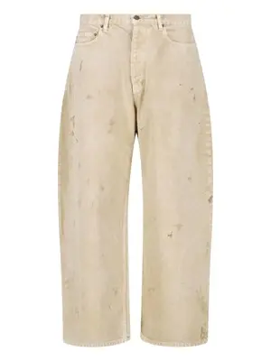 Balenciaga Wide Destroyed Jeans