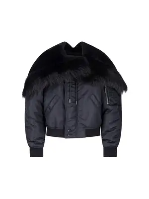 Gucci Bomber Jacket With Fur