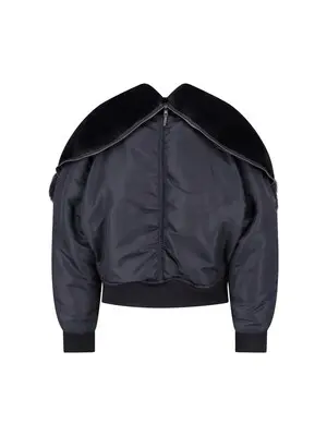 Gucci Bomber Jacket With Fur
